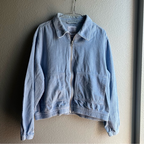 Urban Outfitters | Jackets & Coats | Blue 0 Cotton Jacket From Urban ...